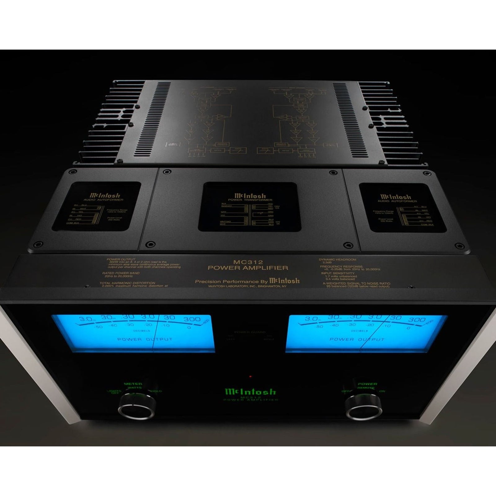 McIntosh Labs MC312 - 2 Channel Solid State Power Amplifier