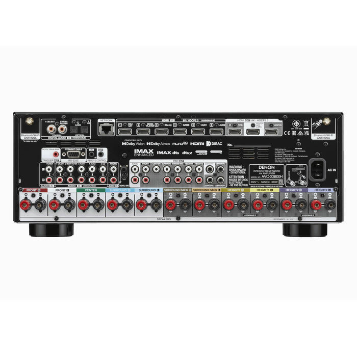 Denon AVC-X3800H - 9.4 Channel 8K AV Receiver