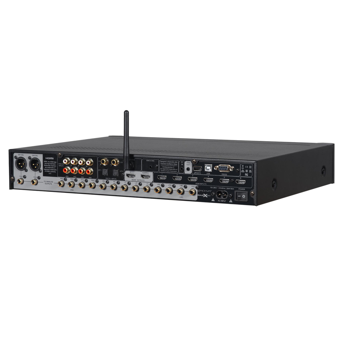 Emotiva BasX MC-1 - 13.2 Channel AV Processor | AVStore