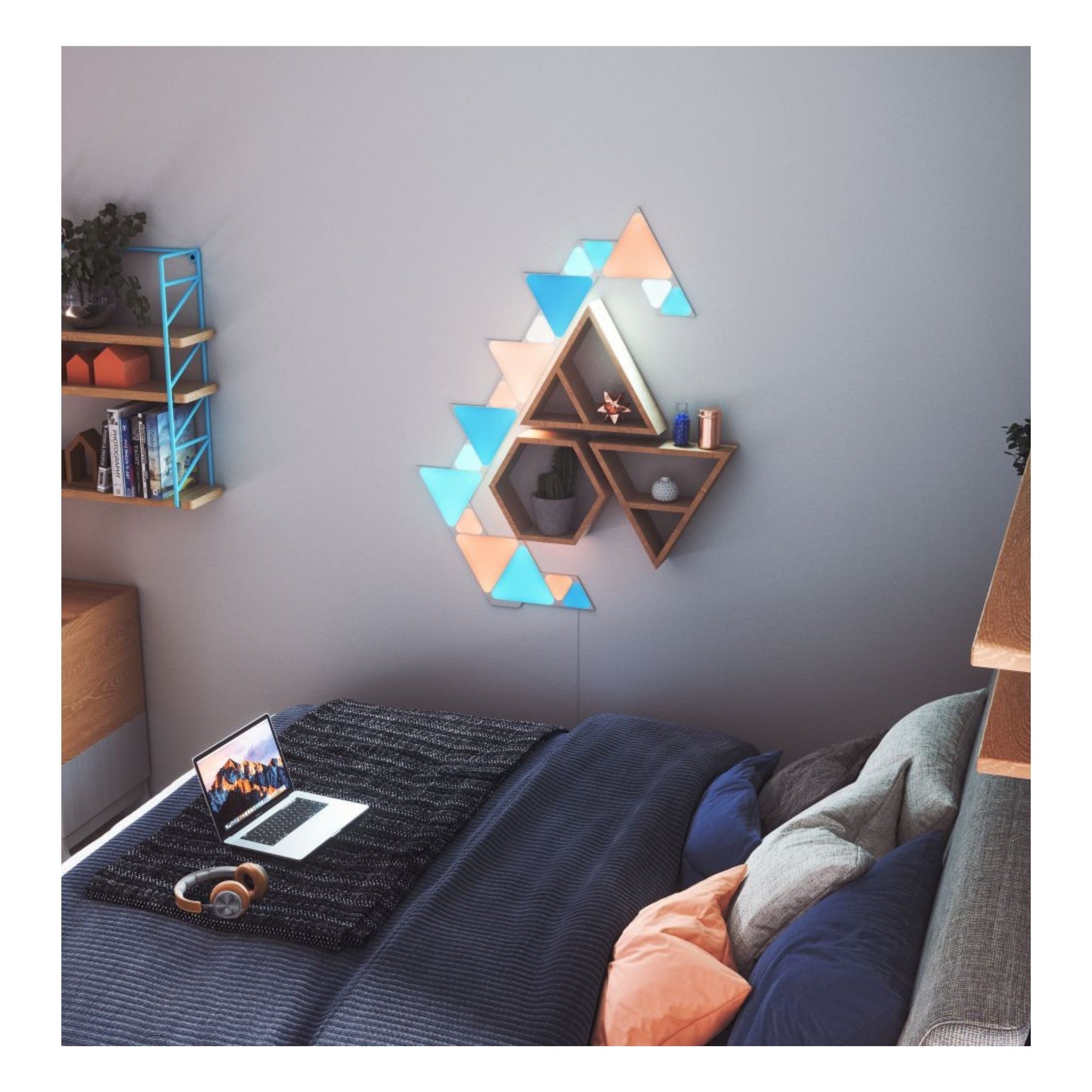Nanoleaf Shapes Mini Triangles Expansion - 10 Light Panels