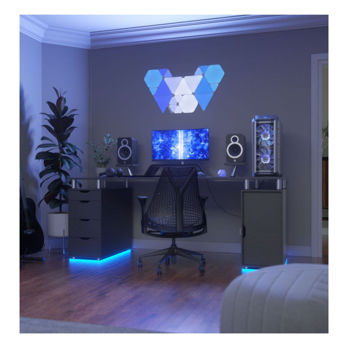 Nanoleaf Shapes Mini Triangles Expansion - 10 Light Panels